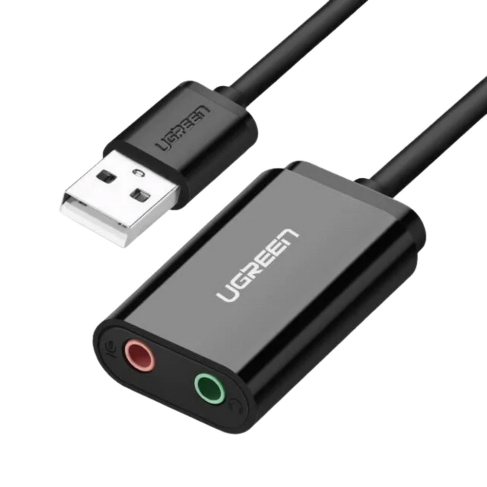 Adaptador de audio USB 2.0 a Jack 3.5mm Ugreen (30724)