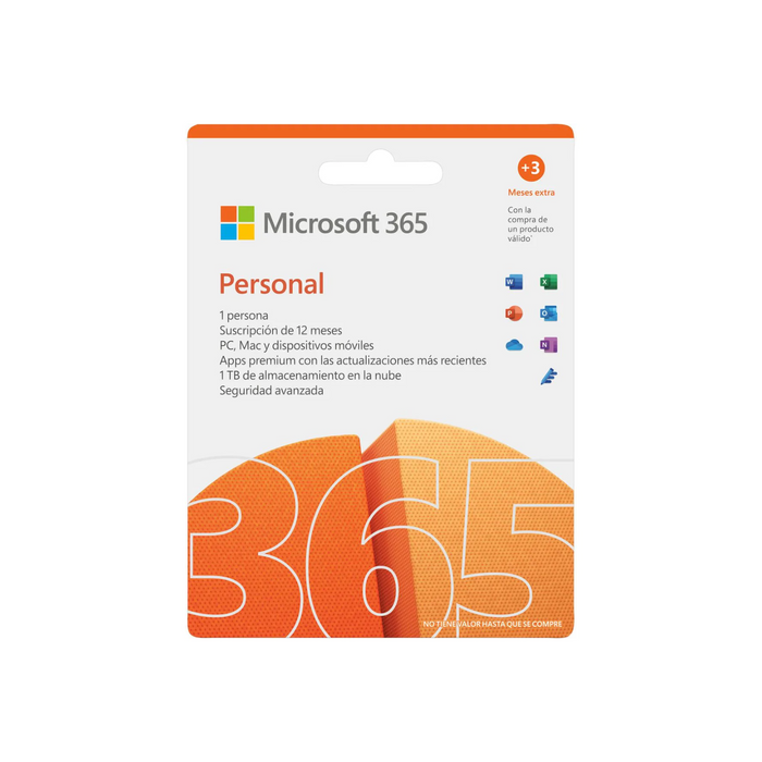 Microsoft Office 365 Personal, 1 Usuario, 12 Meses (QQ2-01238) Digital